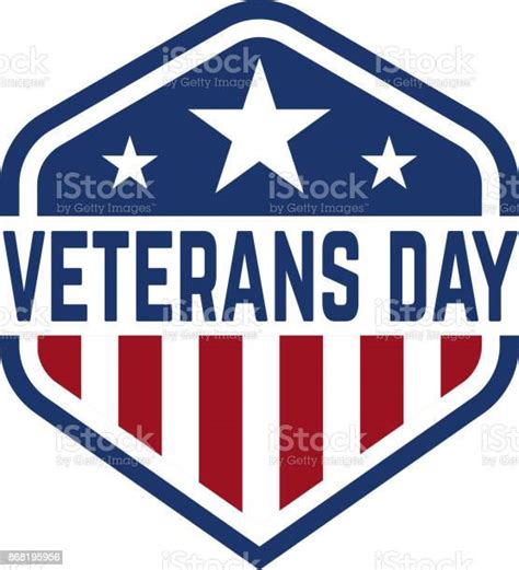 행복 한 재향 군인의 날 엠 블 럼 템플릿 흰색 배경에 고립 레이블 상징 기호 포스터 디자인 요소입니다 벡터 일러스트 레이 션