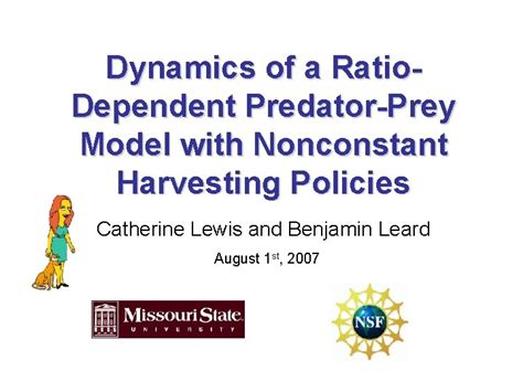 Dynamics Of A Ratio Dependent Predatorprey Model With