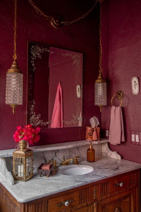 A Rich Moody Purple Bathroom Artofit