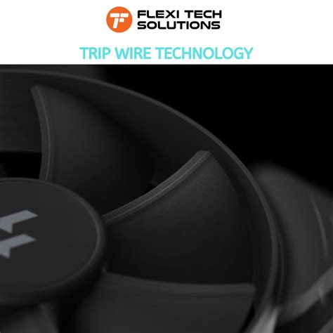 Fractal Design Aspect 14 12 Pwm Black Case Fan Flexi Tech