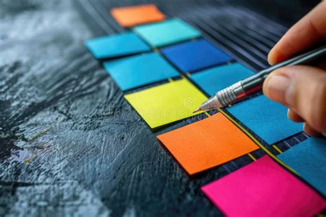 Concept That Expresses Checklist Using Post It Ai Generated Stock Photo Image Of Poll Choose