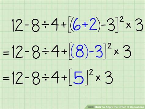 Mathematical Equation Order Of Operations Tessshebaylo