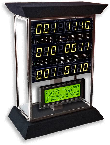 7 Segment Binary Clock