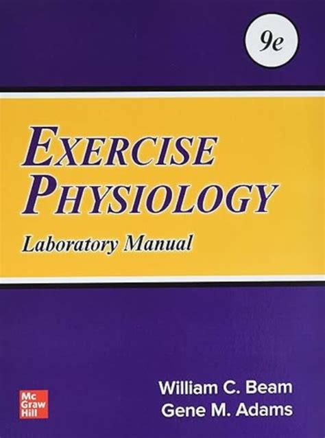 Exercise Physiology Laboratory Manual 9th Edition Textbooks On Demand