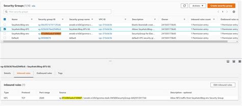 amazon web services aws elastic beanstalk efs mount error unknown