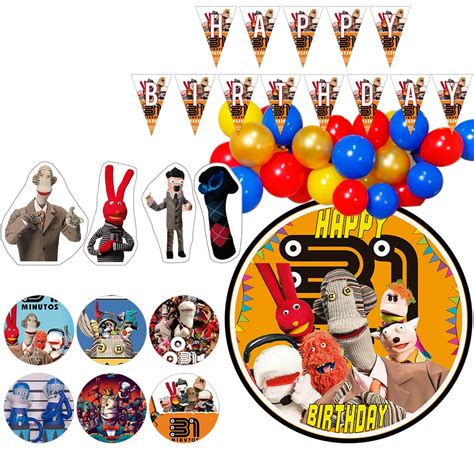 Kit 31 Minutos Suministros Para Decoracion De Cumpleaños Set De Globos