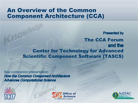 pdf an overview of the common component architecture cca · pdf
