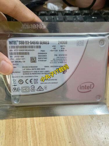 Intel SSDSC2KB240G801 D3-S4510 Series 240GB 2.5 6Gb/s SATA SSD 3D2 TLC ...