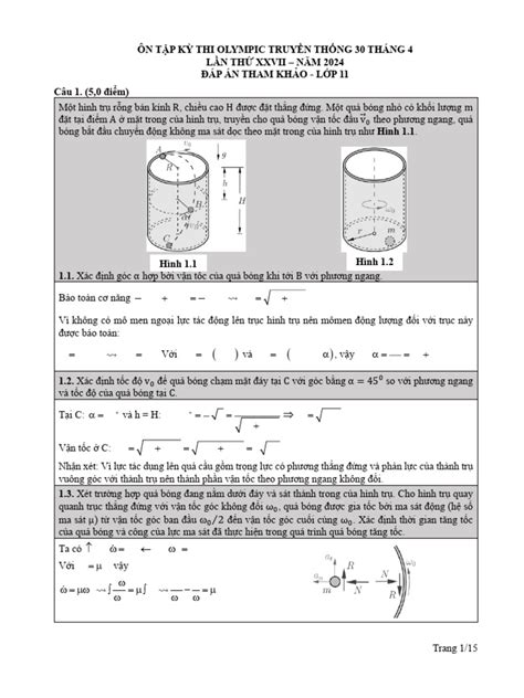 Đáp Án 11 Csvl Pdf