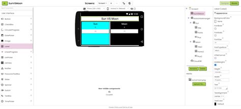 Create A Sun Vs Moon App Using Clouddb Tutorials And Guides Mit App Inventor Community