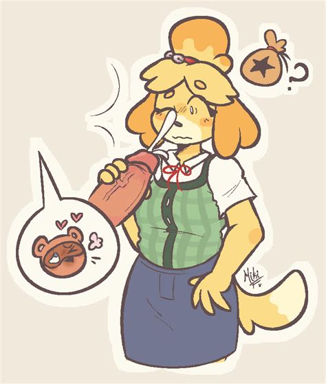 Rule 34 Animal Crossing Anthro Bell Blush Bodily Fluids Bottomwear