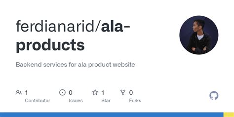 github ferdianarid ala products backend services for ala product website