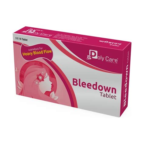 Control Heavy Blood Flow With Ayurveda Bleedown Tablet