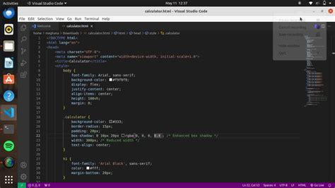 Meghana Eega On Linkedin Calculator Summerinternship Internpe