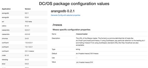 Github Dcos Labsdcos Config Tool A Config Ui To Browse And Create