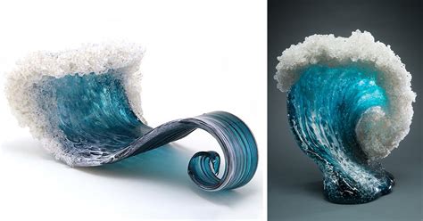 Ocean Wave Vases And Sculptures Capture The Majestic Power Of The Sea