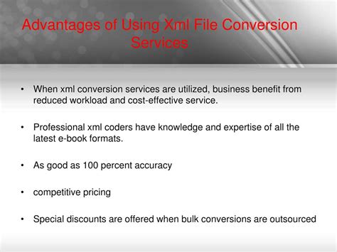 Ppt Benefits Of Using Xml File Formats Powerpoint Presentation Free Download Id