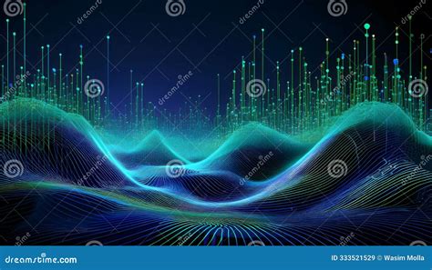 Technology Network Digital Data Flow Artificial Intelligence Data