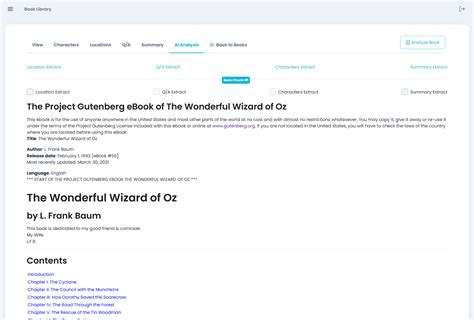 Created Application To Extract Characters Locations Qa Pairs And Summaries From Fiction