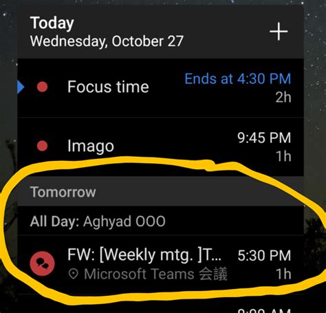 Has Outlook Widget Gone Wonky On Android R Outlook