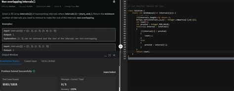 Gfg160 Geekstreak2025 Greedy Intervals Nonoverlapping Javacoding
