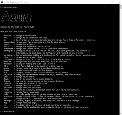 Getting Started With Azure Cli 2 0 Microsoft Community Hub