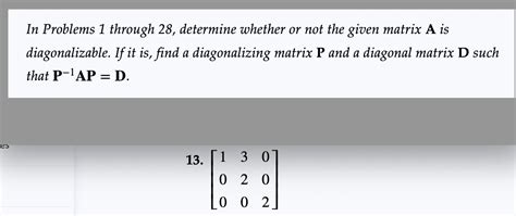 solved in problems 1 through 28 determine whether or not