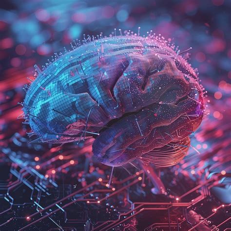 Premium Ai Image Neural Network Transforming Into Human Brain 3d Rendering Generative Ai