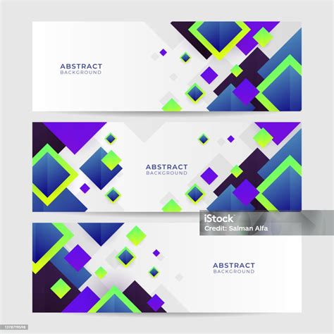 스퀘어 클린 그라데이션 보라색 녹색 컬러풀 한 추상 디자인 배너 0명에 대한 스톡 벡터 아트 및 기타 이미지 0명 개념 개념과 주제 Istock