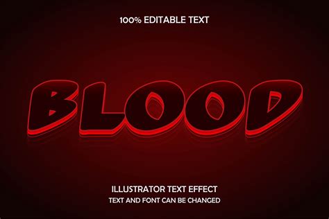 Blood Text Effect Graphic By Gladiator Studio Creative Fabrica
