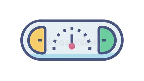 Analog Gauge Indicator Meter Icon Vector Illustration Vector Design