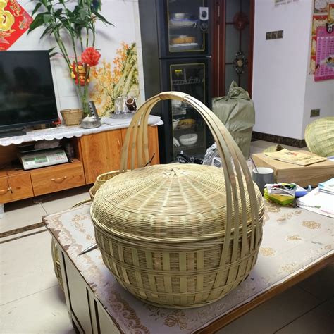 竹编竹篮子手提篮土鸡蛋篓子鸡蛋筐家用装鸡蛋的篓子包装筐包装篓 虎窝淘