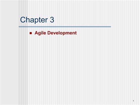 Chapter 3pdf Agile Development Framework Ppt