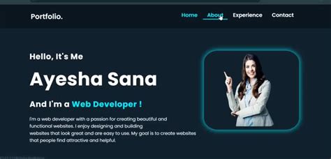 Ayesha Sana On Linkedin Webdevelopment Portfolio Frontenddeveloper Prodigyinfotech 12