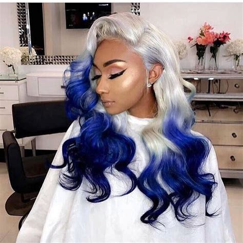 Reverse Ombre Blue