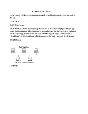 CN Lab Manual Full Lab Manual LAB MANUAL For Computer Network F L T P Computer Network Lab