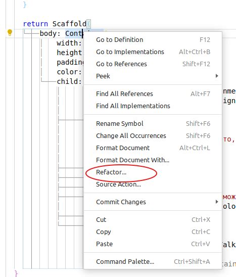 Vs Code Refactor Does Not Appear On Editor Context Menu · Issue 97201