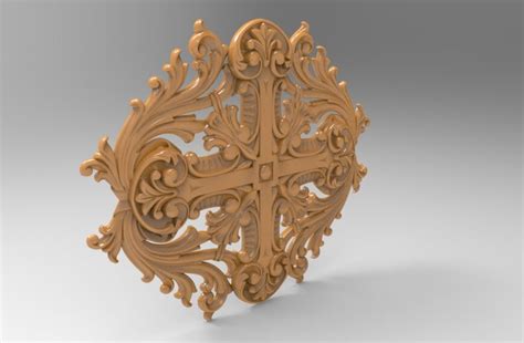 Decorative D Stl Model For CNC Wood Carving Stl File ARABIC CNC