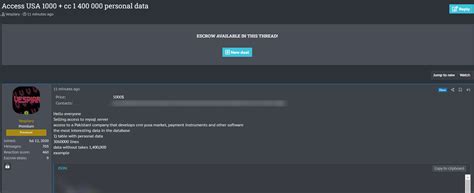A Threat Actor Is Allegedly Selling Over 3 Million Lines Of Personal Data To Usa Citizens