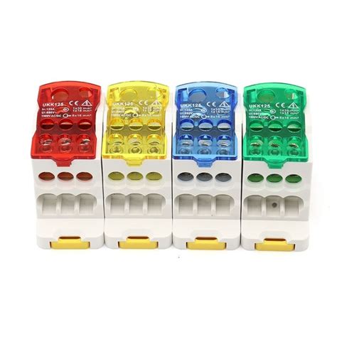 【cc】 ⊙ Terminal Ukk80a Wire Connector 1 In Many Out Din Rail