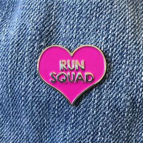 Run Squad Pin Pin Tattoo Designs For Girls Enamel Pins