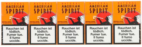 Natural American Spirit Color Chart