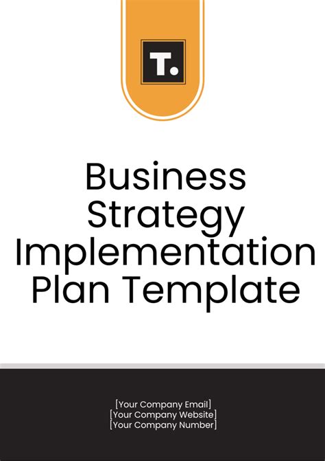 Free Business Strategy Implementation Plan Template To Edit Online