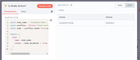 Check If Node Is Active Questions N8n Community