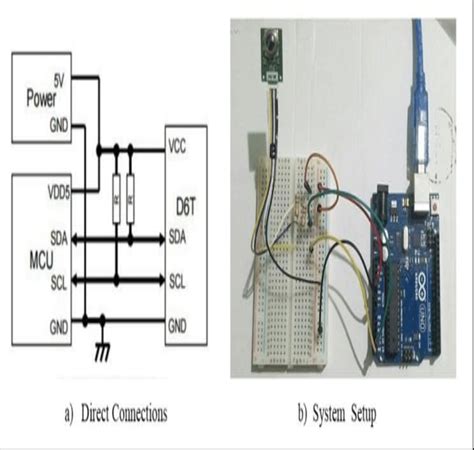 Logical Connections Of Omron D6t Sensor And Arduino Mc Download