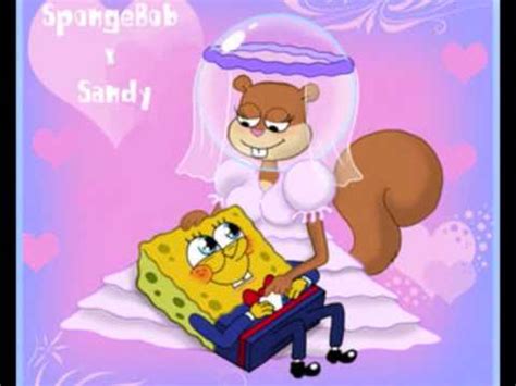 Spongebob And Sandy Kissing