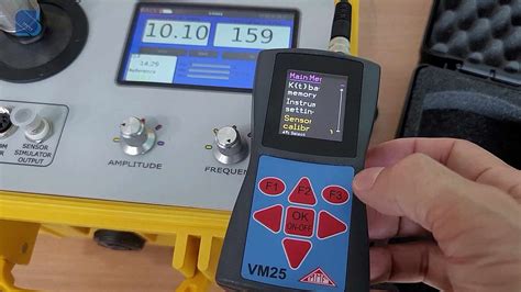 진동계 Vibration Meter 감도값 보정방법 With Vm25 휴대용 진동측정기 네이버 Tv