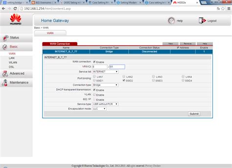 Setting Modem Huawei Hg532e Lasoparegister