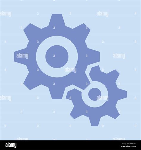 Setting Gear Illustration Vector Setting Gear Icon Vector Stock Vector Image And Art Alamy