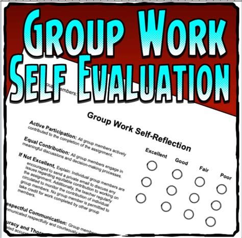 Group Work Self Reflection By Shoestring Hill Tpt